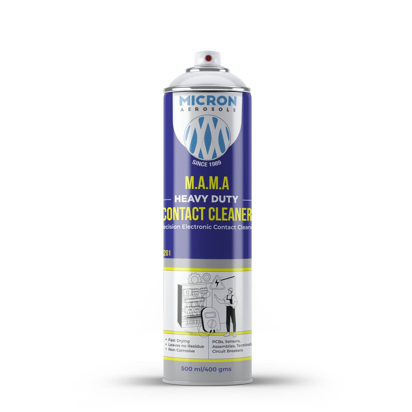 Military Grade Electrical Contact Cleaner | 500ml, 100ml – Micron Aerosols™