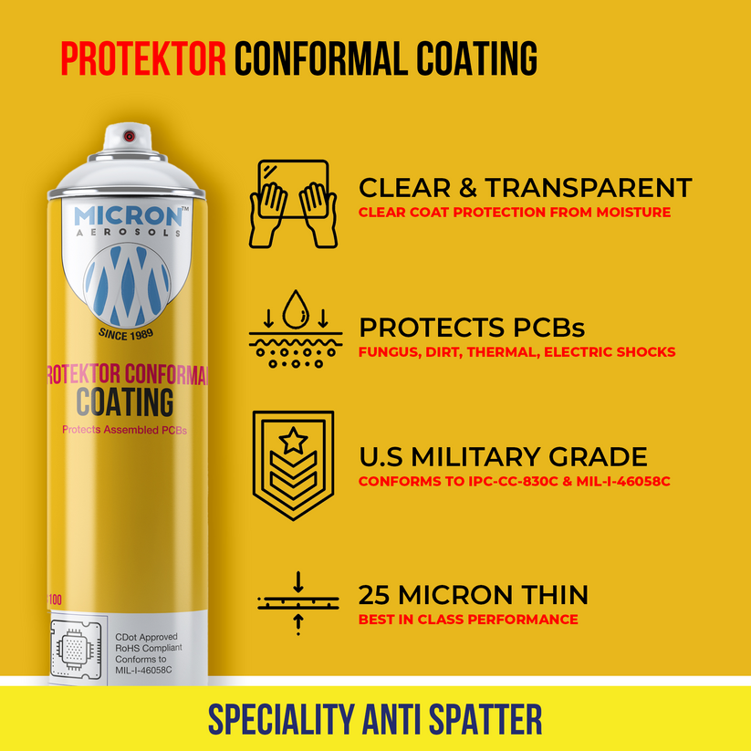 Protektor® Conformal Coating - Superior PCB Protection – Micron Aerosols™